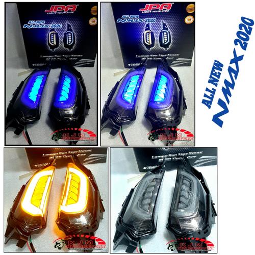 Jual Lampu Sein sen LED JPA All New Nmax 2020 Model Cyber Biru kuning ...