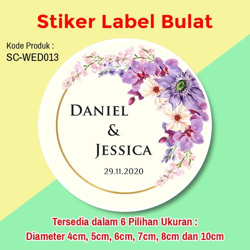Jual Stiker Label Pernikahan Wedding Tumpeng Mini Sticker Souvenir ...