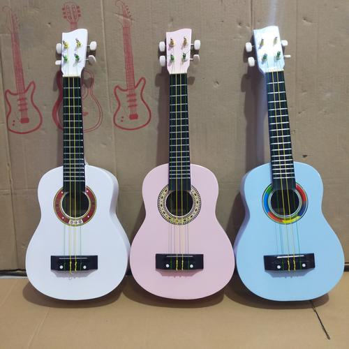 Jual ukulele kencrung murah bonus pick senar bagus - biru tosca - Kab ...