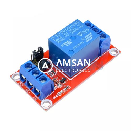 Jual Modul Relay 5v 12v 24v 1 channel dengan optocoupler Low High ...