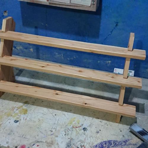 Jual rak tangga kayu / display pajangan toko - Kota Bandung - EJ ...