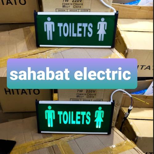 Jual Lampu Emergency Exit Toilets/Emergency Lamp Toilets 2Sisi ...