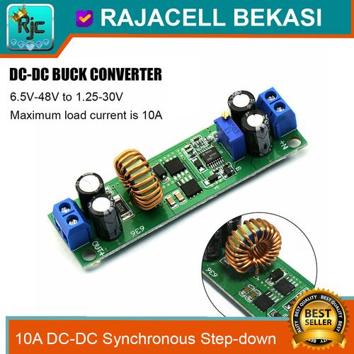 Jual DC-DC 10A Synchronous Adjustable Step Down Module Stepdown 12V-48V ...