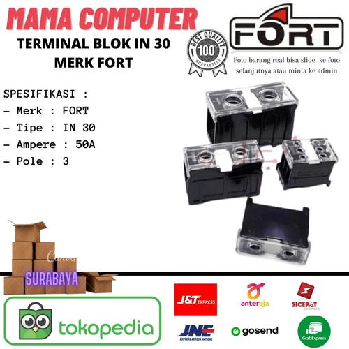 Jual Terminal Blok IN 30 50 Ampere 3 POLE BLOCK FORT - Kota Surabaya ...