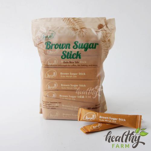 Jual Brown Sugar Bubuk Stick Ansell / Gula Merah / Coconut Sugar Stik ...