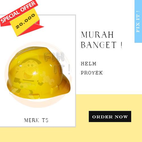 Jual HELM PROYEK MURAH/SAFETY HELM/HELM KONTRAKTOR - Jakarta Timur ...