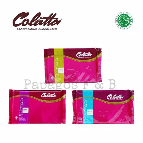 Jual Colatta Collata Chocolate Compound / Coklat Batang Dark , White ...