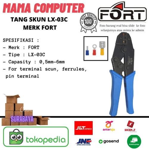 Jual Tang SKUN LX-03C 0.5-6mm Crimping Tool Krimping Pres Skun Pin FORT ...