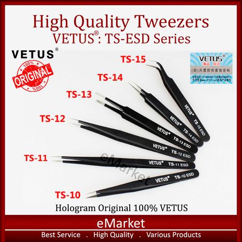 Jual Pinset VETUS TS-ESD Series ORIGINAL / Long Nose Short Pointed Flag ...