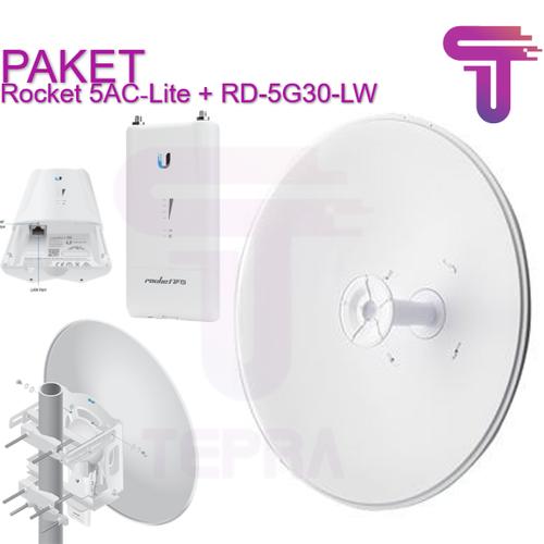 Jual Paket Rocket 5AC Lite I R5AC-Lite + Antena Dish - RD-5G30-LW ...
