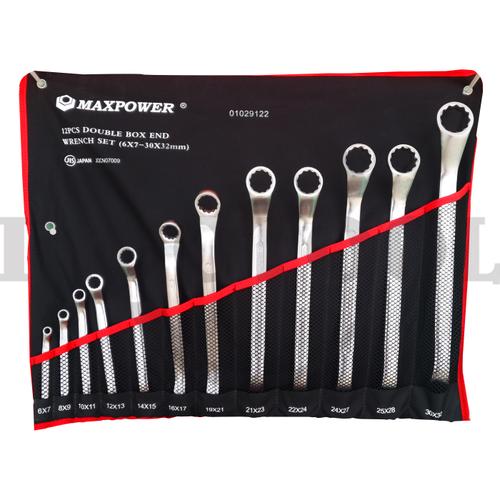 Promo 12 PCS DOUBLE BOX END WRENCH SET 6-32 mm MAXPOWER Cicil 0% 3x ...