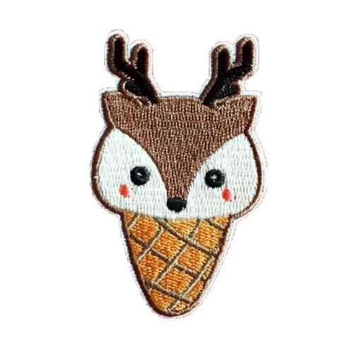 Jual Iron Patch Ice Cream Animals Bordir Emblem Setrika Binatang Es ...