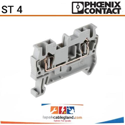 Jual Terminal Block PHOENIX CONTACT ST 4 ST4 Spring type - ORIGINAL ...