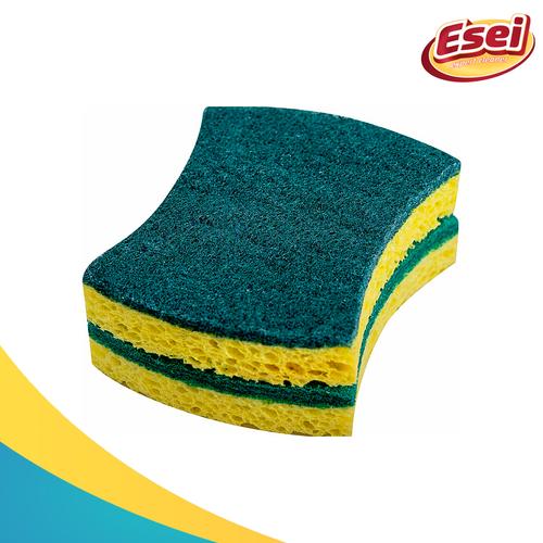 Jual Heavy Duty Scrub Sponge Cellulose (Spon Serat Kayu) -- isi 2 ...