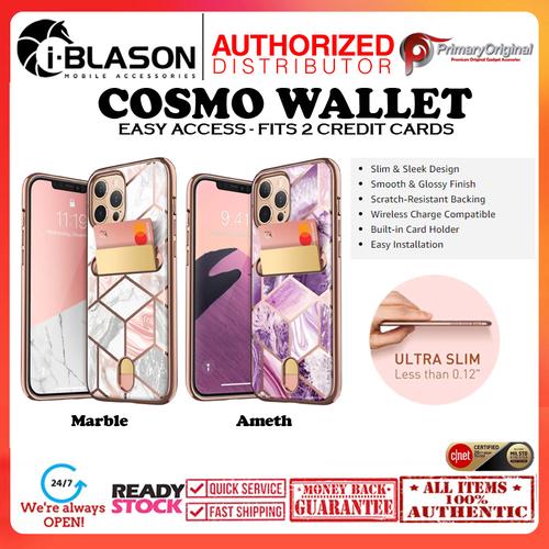 Promo Case iPhone 12 Pro Max 12 Pro Mini I-BLASON COSMO WALLET (2 Cards ...
