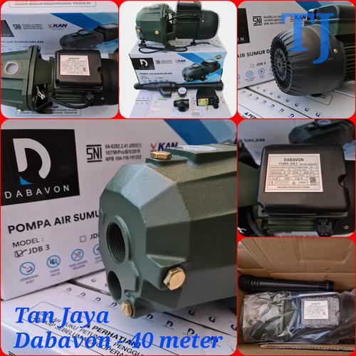 Jual POMPA AIR LISTRIK OTOMATIS JET PUMP DABAVON TIPE 370 - 40 METER ...