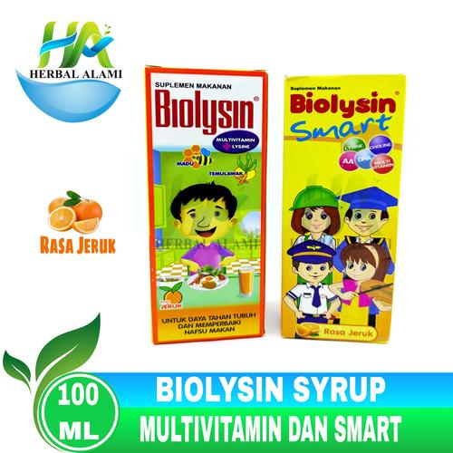 Jual Biolysin Smart & Multivitamin Syrup 100ML - Vitamin Anak ...