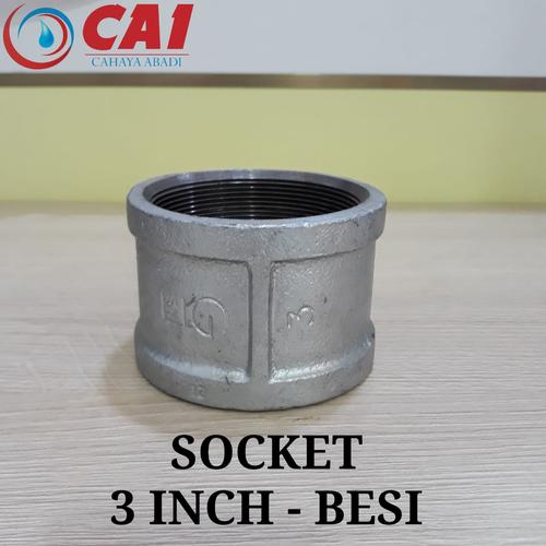 Jual FITTING PIPA - PENYAMBUNG PIPA - SOCKET - 3 INCH - BESI - Kab ...