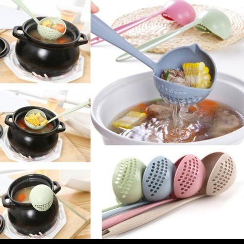 Jual Sendok kuah sup sayur centong saring masak 2in1 serbaguna kitchen ...