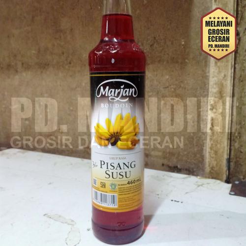 Jual MARJAN RASA PISANG SUSU 460 ML / BOUDOIN SIRUP / Banana Milk Syrup ...