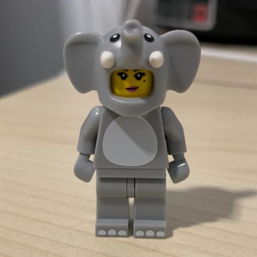 Jual Lego Minifigure Elephant Suit Girl CMF Series 18 71021 - Jakarta ...