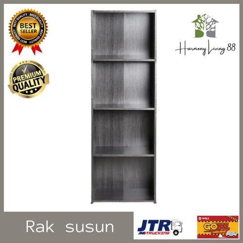 Jual rak lemari susun serba guna baju pakaian buku 4 susun tingkat ...