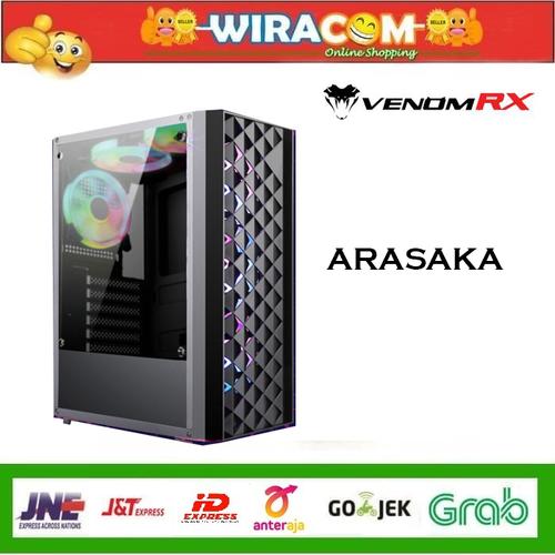 Jual Casing VenomRX Arasaka - Tempered Glass Mid-Tower Gaming Case ...