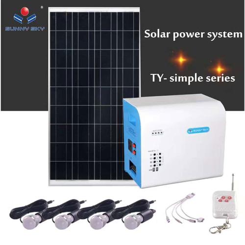 Jual SUNNY SKY Solar Power Lighting System Set Accu Panel Controller ...