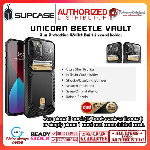 Promo Case iPhone 12 Pro Max 12 Pro Mini SUPCASE VAULT Slim Wallet Card ...