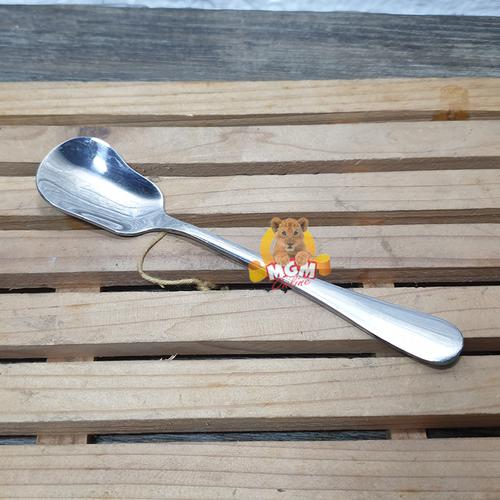 Jual Sendok pudding bentuk Kotak sendok Es Cream sendok Kotak stainless ...