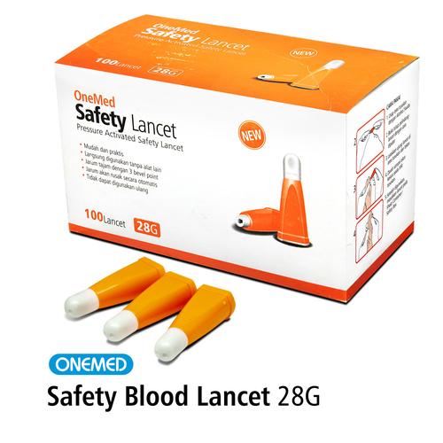 Jual Safety Lancets 28G OneMed box isi 100pcs - Jakarta Pusat - Onemed ...