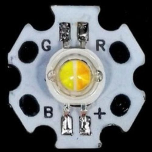 Jual HPL 2 warna 2in1 double color white warm yellow high power led 2W ...