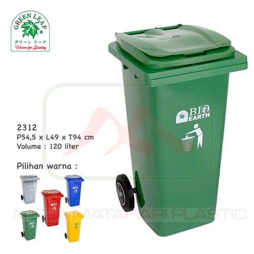 Jual Tempat Sampah Roda BIO 120 Liter 2312 Green Leaf - Jakarta Barat - Matahari Plastic | Tokopedia