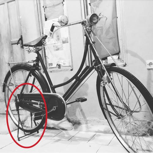 Jual standar dua sepeda onthel ontel jengki pit unto original warna ...