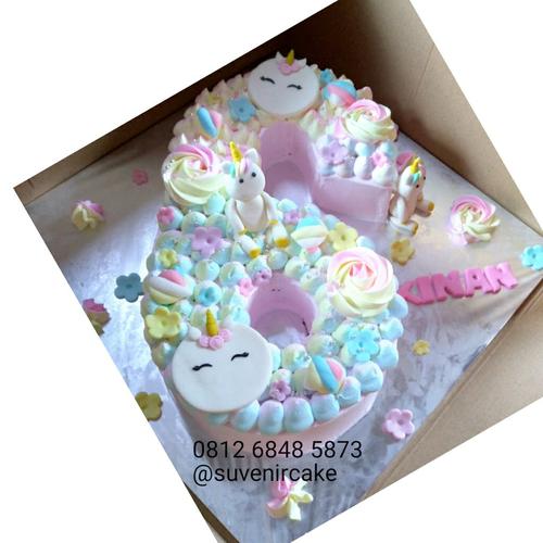 Jual kue ulang tahun angka/cake angka/bday cake angka/kue ultah angka ...