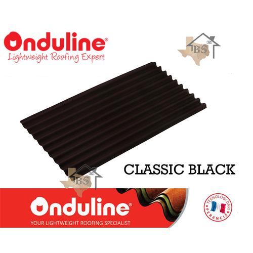 Jual ATAP BITUMEN ONDULINE CLASSIC BLACK ( 95CM X 2M)/ ATAP ASPAL ...