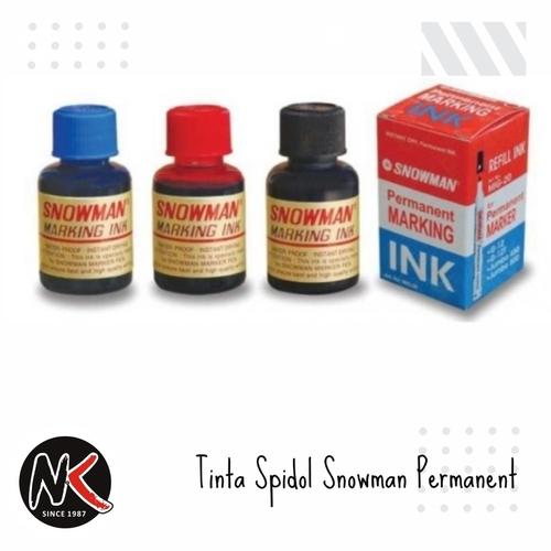 Jual Isi Tinta Spidol Snowman Permanent Marking Refill Ink MIG 20 ...