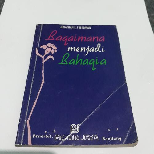 Jual buku bagaimana menjadi bahagia - Kab. Bantul - FINCO BOOK STORE ...