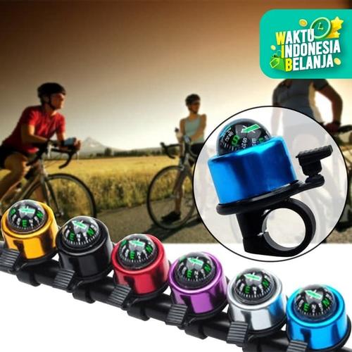 Jual 2 in 1 Bel Sepeda Bell Sepeda Klakson Sepeda Plus Kompas 5 Warna ...