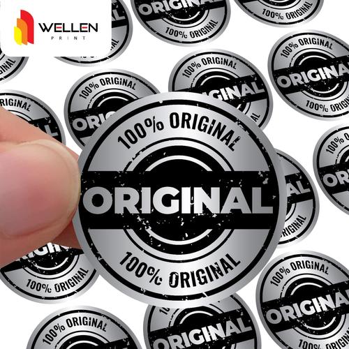 Jual Cetak Sticker Label Silver / Stiker Perak / Print Custom Lebel ...