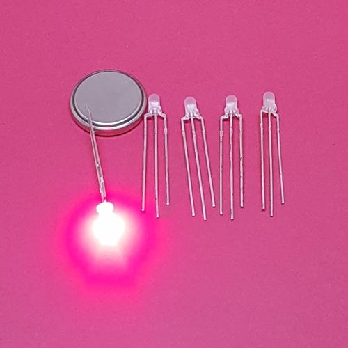 Jual 🔴🥎3mm 3pin LED Bicolor Red Green Common Cathode 2 Warna - Kota ...