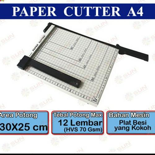Jual ALAT POTONG KERTAS A4 PAPER CUTTER A4 MURAH - Kota Surabaya ...
