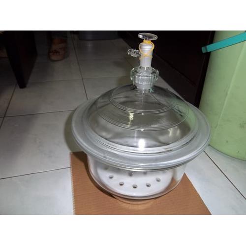 Jual Desiccator Vacuum Desikator Vakum 300 mm With Porcelain Plate ...