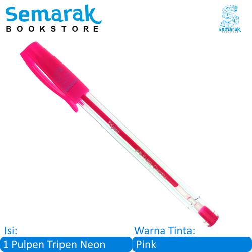 Jual Pulpen Warna Neon Faber Castell Tripen Neon - Pink [1 Pulpen ...