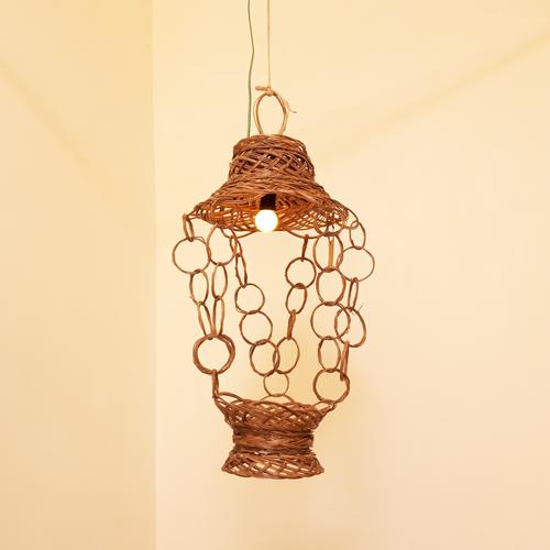 Jual Lampu Hias Gantung Anyaman Lidi ERHL1 Etnik Natural Unik Ruang ...