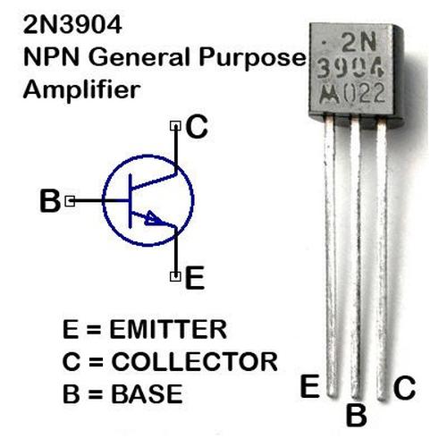 Jual Transistor 2N 3904 NPN TO-92 General Purpose Amplifier - Jakarta ...