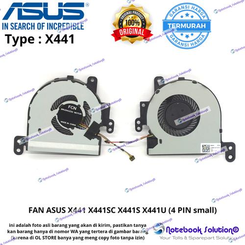 Jual FAN ASUS X441 X441SC X441S X441U R414 - Jakarta Timur - Notebook Solution 2 | Tokopedia