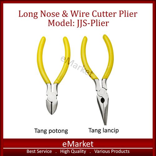 Jual Tang Lancip atau Potong Kawat / Long Nose / Wire Cutter Plier ...