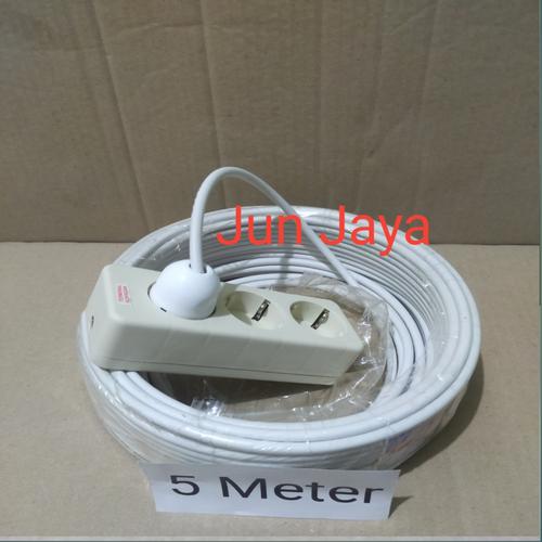 Jual Stop Kontak Jadi Rakitan Kabel 5 Meter + Terminal Uticon isi 3 ...