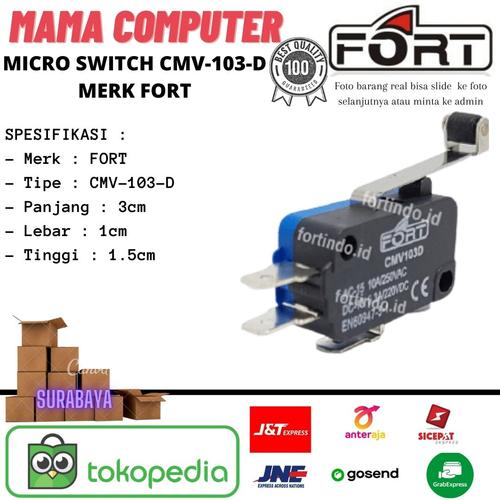 Jual Micro Switch CMV-103-D Saklar Sensor Limit Switch FORT - Kota ...
